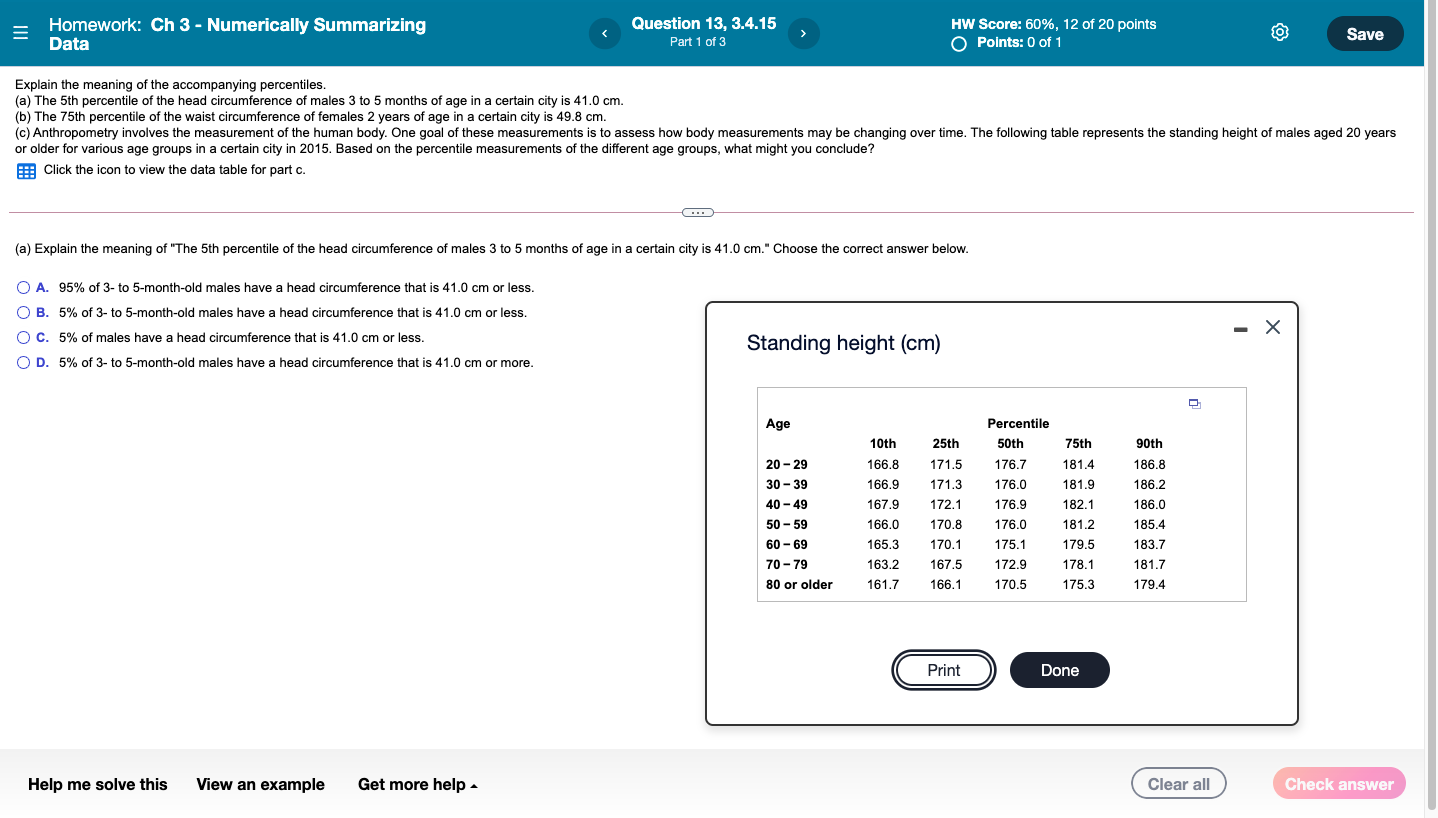 Solved Homework: Ch 3 - Numerically Summarizing Data | Chegg.com