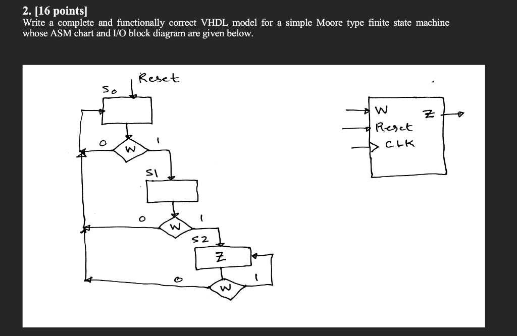 Solved 2 [16 Points] Write A Complete And Functionally