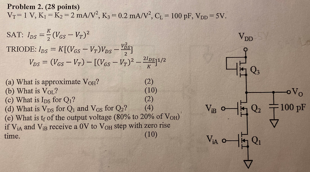 Please complete all parts of problem 2 with clear | Chegg.com