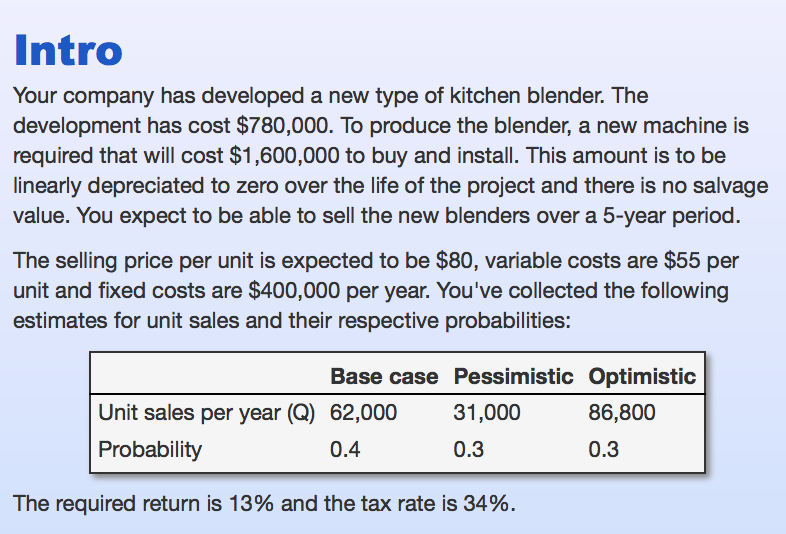 Solved What is the NPV in the base case? What is the NPV in | Chegg.com
