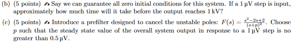 4. The process (system) with transfer function | Chegg.com