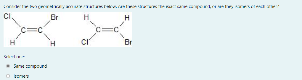 Solved Consider the two geometrically accurate structures | Chegg.com