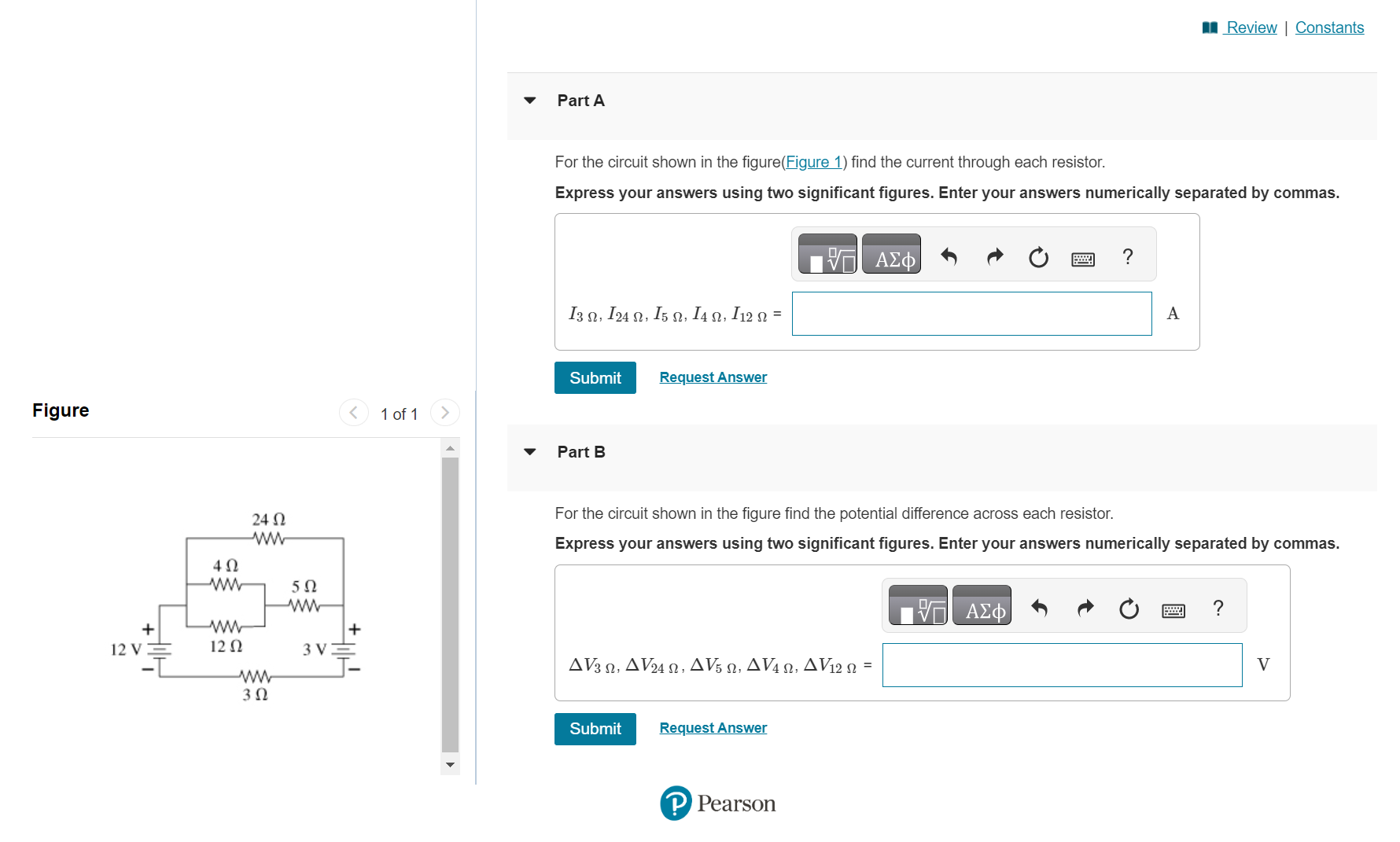 Solved For the circuit shown in the figure(Figure 1) find | Chegg.com