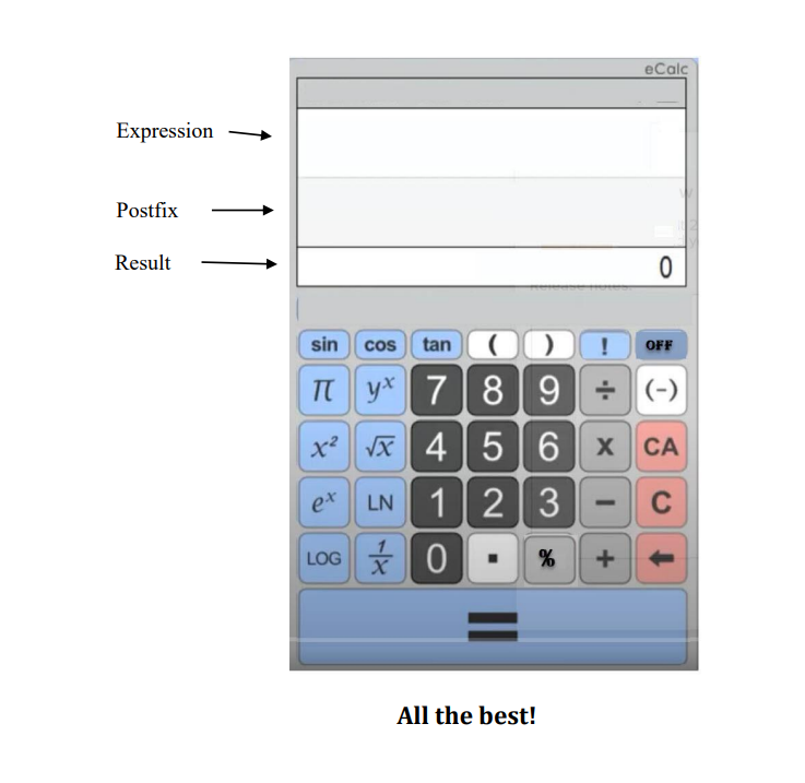 Solved Write a calculator program. A minimal calculator will | Chegg.com
