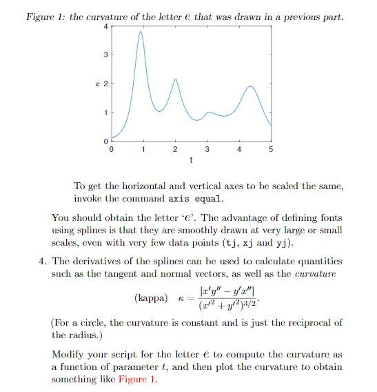 Parametric cubic splines Splines have many | Chegg.com