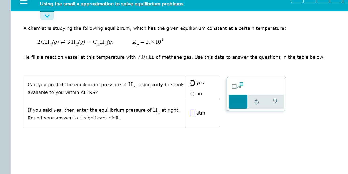Solved = Using the small x approximation to solve | Chegg.com