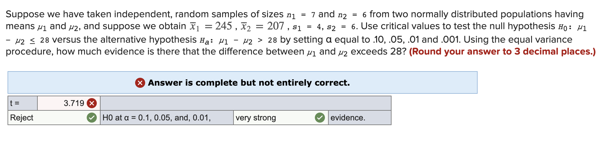 Solved Suppose we have taken independent, random samples of | Chegg.com
