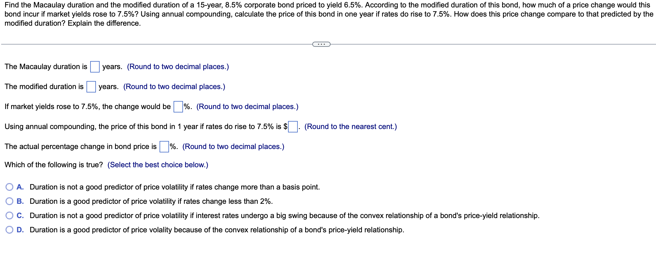 Solved Find the Macaulay duration and the modified duration | Chegg.com