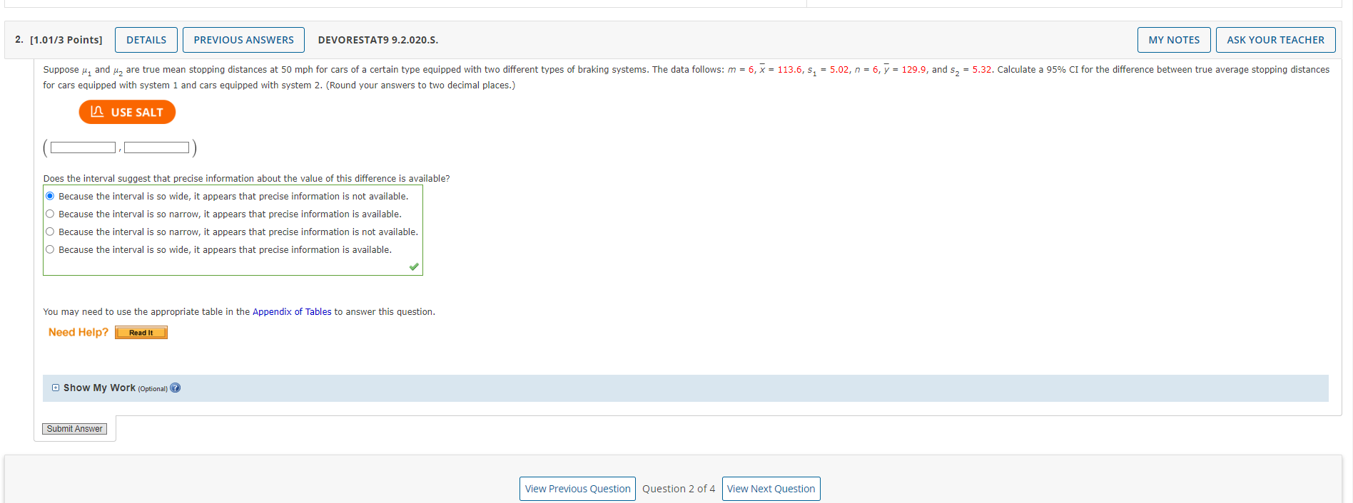 Solved for cars equipped with system 1 and cars equipped | Chegg.com