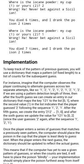 Lab 02: locane Powder Overview Man in Black: All | Chegg.com