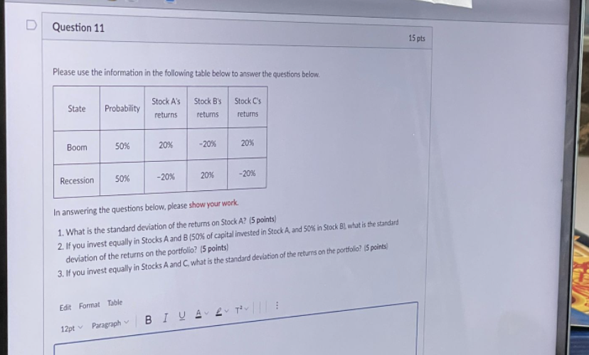 Solved Please use the information in the following table | Chegg.com