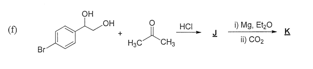Solved H3C H3C ) SOC2 i) NaOCH3 li) H3O 3-B (C10H1402) OH | Chegg.com