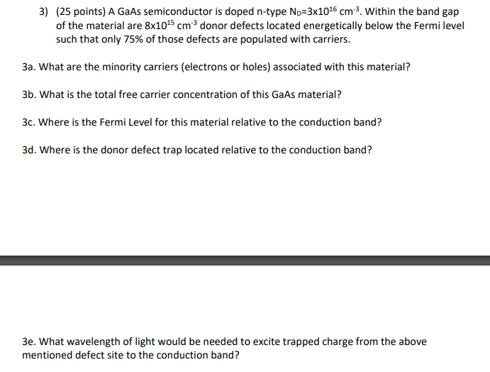 Solved (30 points) An unknown extrinsic semiconductor bar | Chegg.com