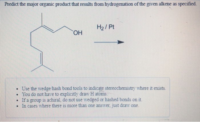 Solved Draw the structure resulting from a reaction of. 1. | Chegg.com