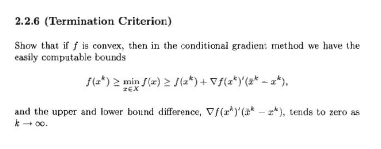 Solved 2.2.6 (Termination Criterion) Show that if f is | Chegg.com