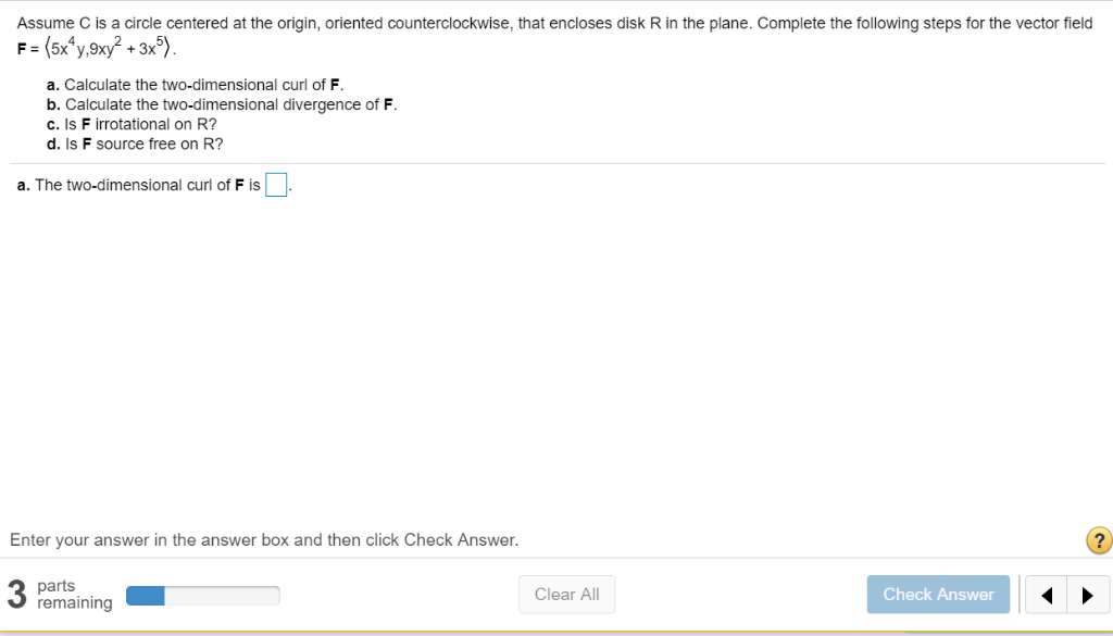 Solved Assume C is a circle centered at the origin, oriented | Chegg.com