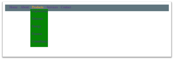 Solved By using HTML and CSS, create a web page that has a | Chegg.com