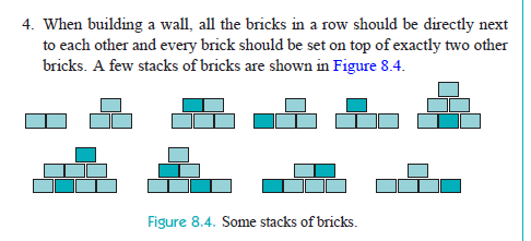 Solved 4. When building a wall, all the bricks in a row | Chegg.com
