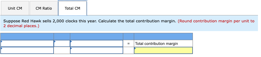 Solved Red Hawk Enterprises sells handmade clocks. Its | Chegg.com