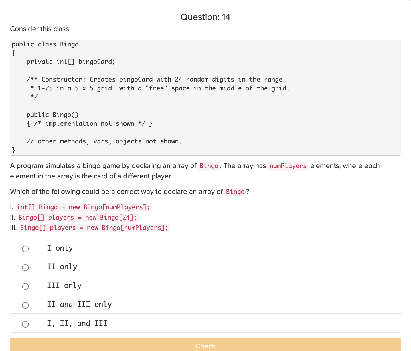 Solved Question: 11 Consider the following incomplete | Chegg.com