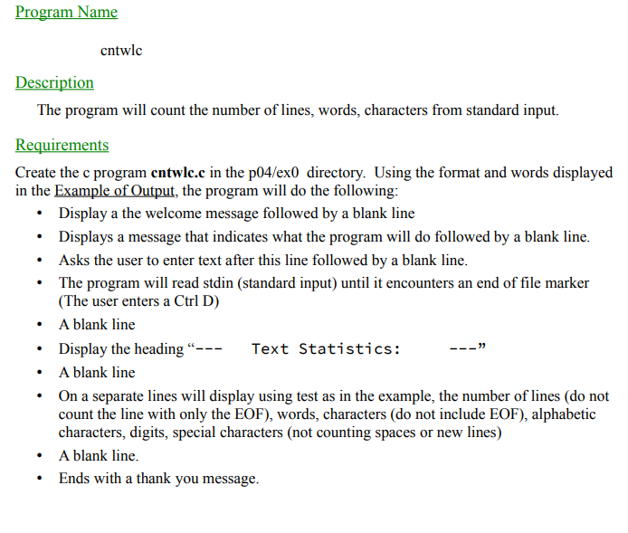 Solved Please make the program following the requirements | Chegg.com