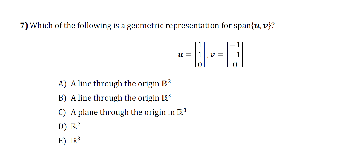 Solved 7) Which of the following is a geometric | Chegg.com
