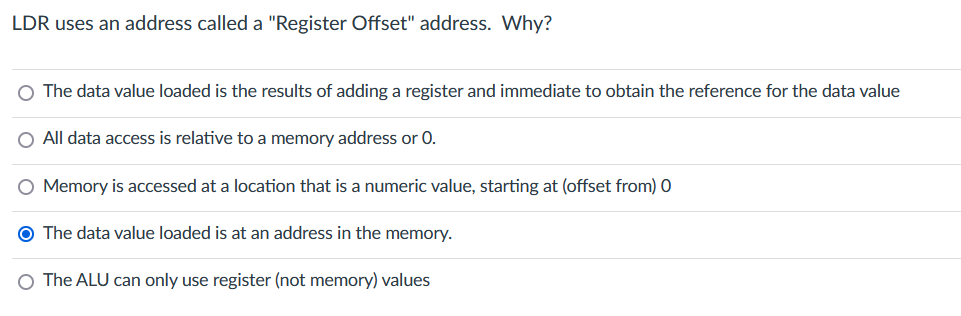Solved In the instruction: ADD r1, r2, \#3 The \#3 is called | Chegg.com