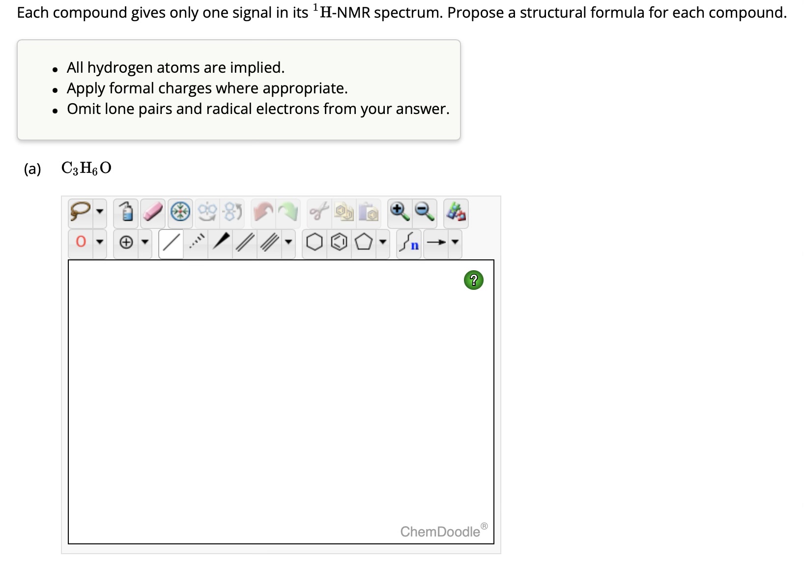 Solved (b) The 1H−NMR spectrum of compound B,C7H14O, | Chegg.com