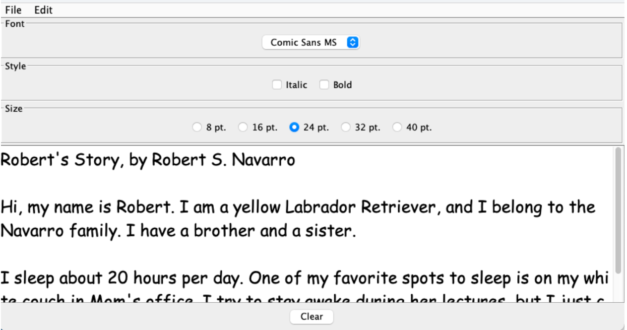 Please write in java For this lab, you will create a | Chegg.com