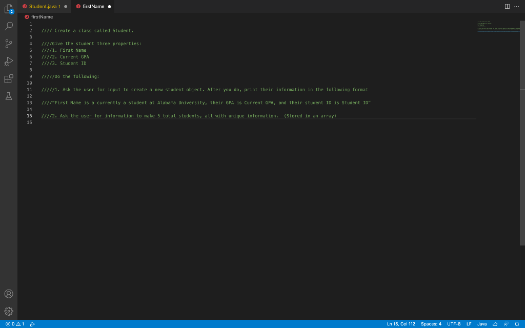 Solved How Would I Start This Beginner Java Objects Classes