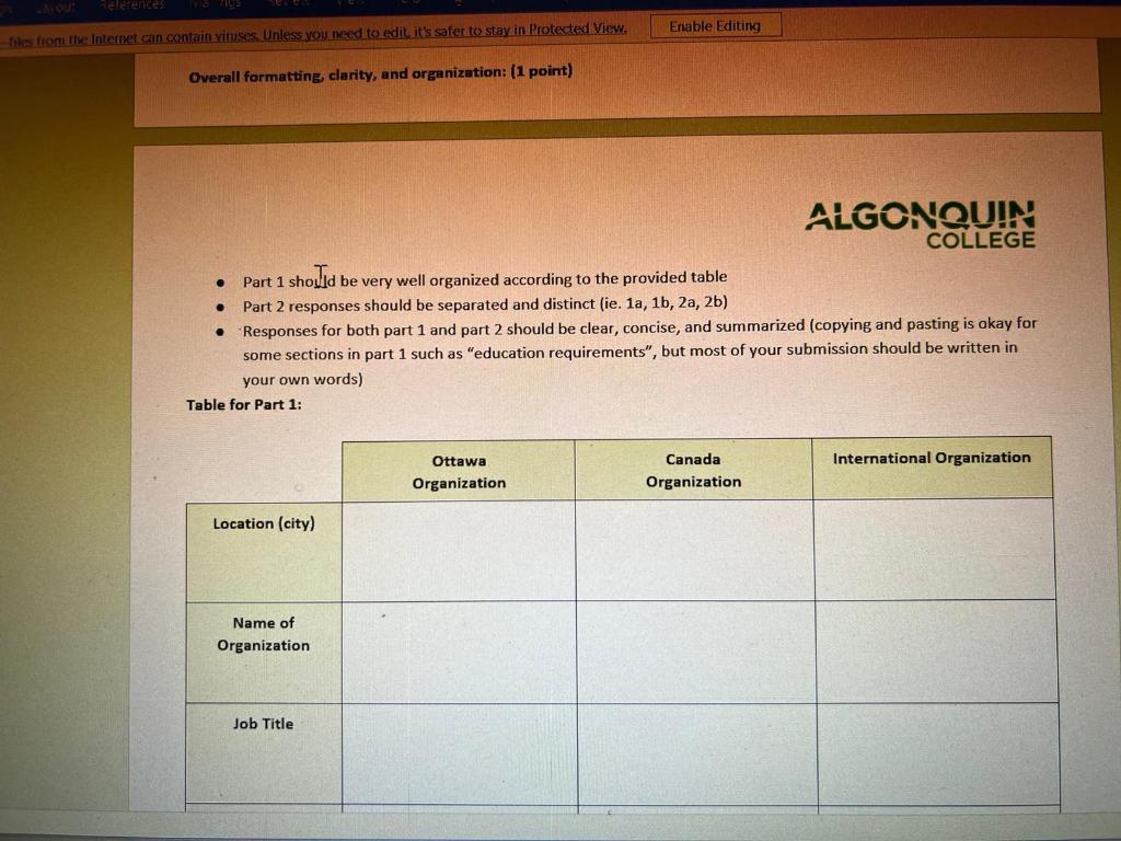 Assignment Tasks: (INDIVIDUAL COMPONENT) Part 1: | Chegg.com