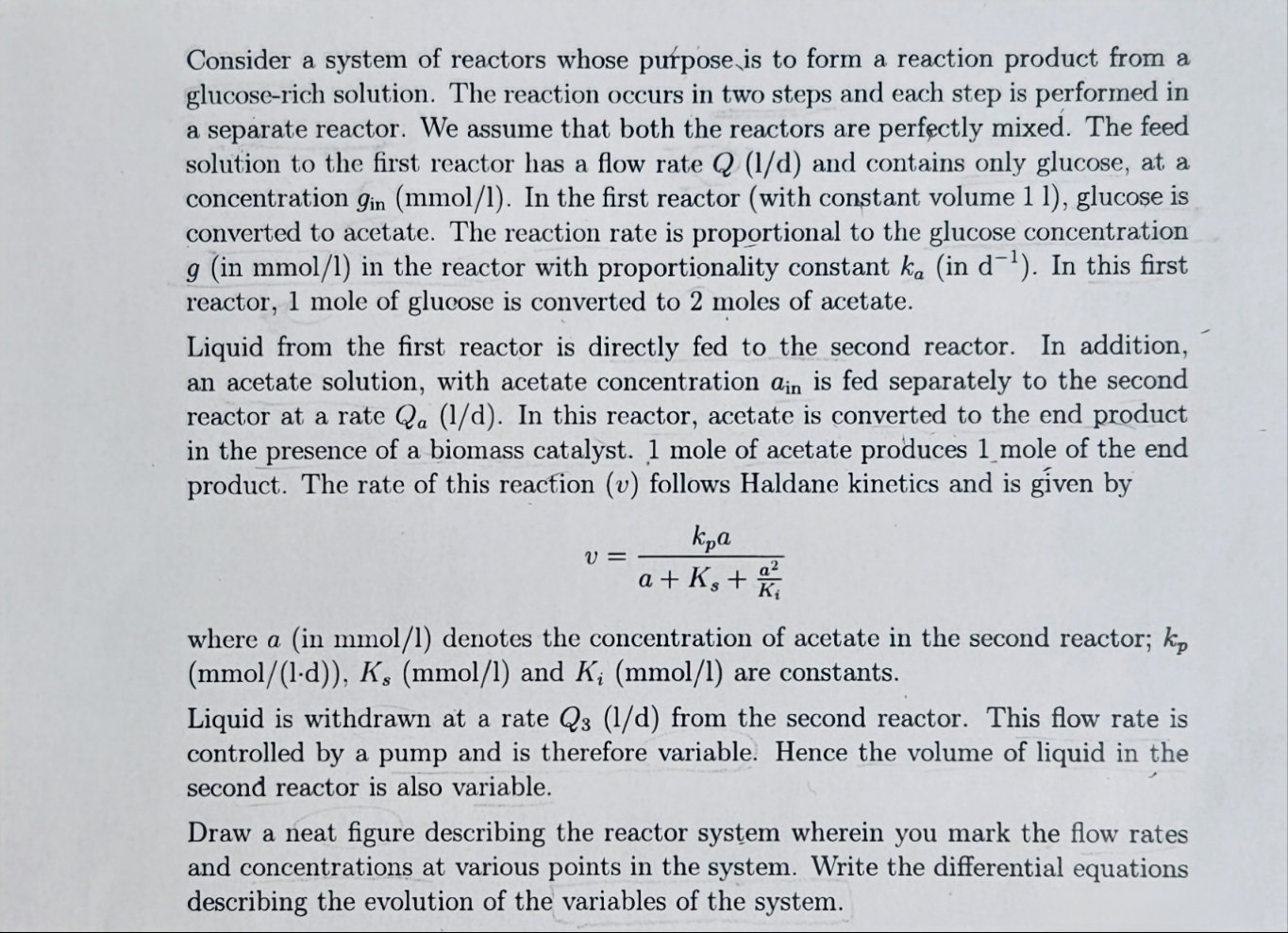 Solved Hello, I am studying modeling and control course and | Chegg.com