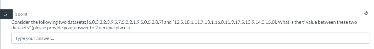 Solved 51 ﻿pointConsider the following two datasets: | Chegg.com