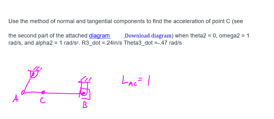 Use the method of normal and tangential components to | Chegg.com