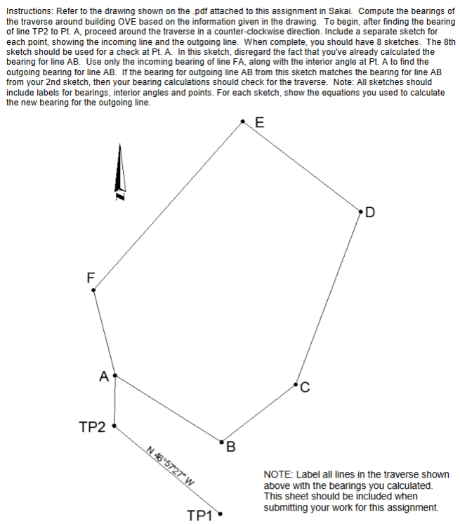 Solved Instructions: Refer to the drawing shown on the pdf | Chegg.com