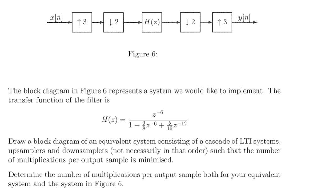 Solved Figure 6 The Block Diagram In Figure 6 Represents A
