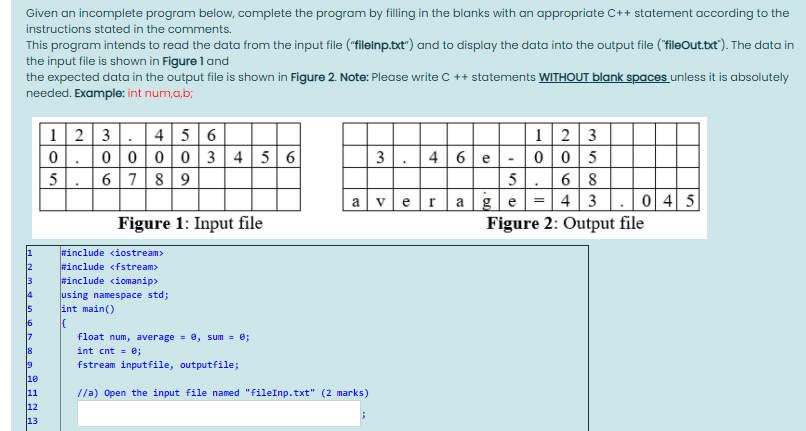 Solved help #include #include #include | Chegg.com