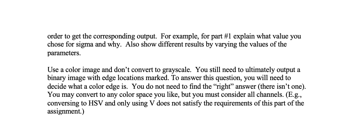 Solved A. Write a simple edge detector based on the Canny | Chegg.com