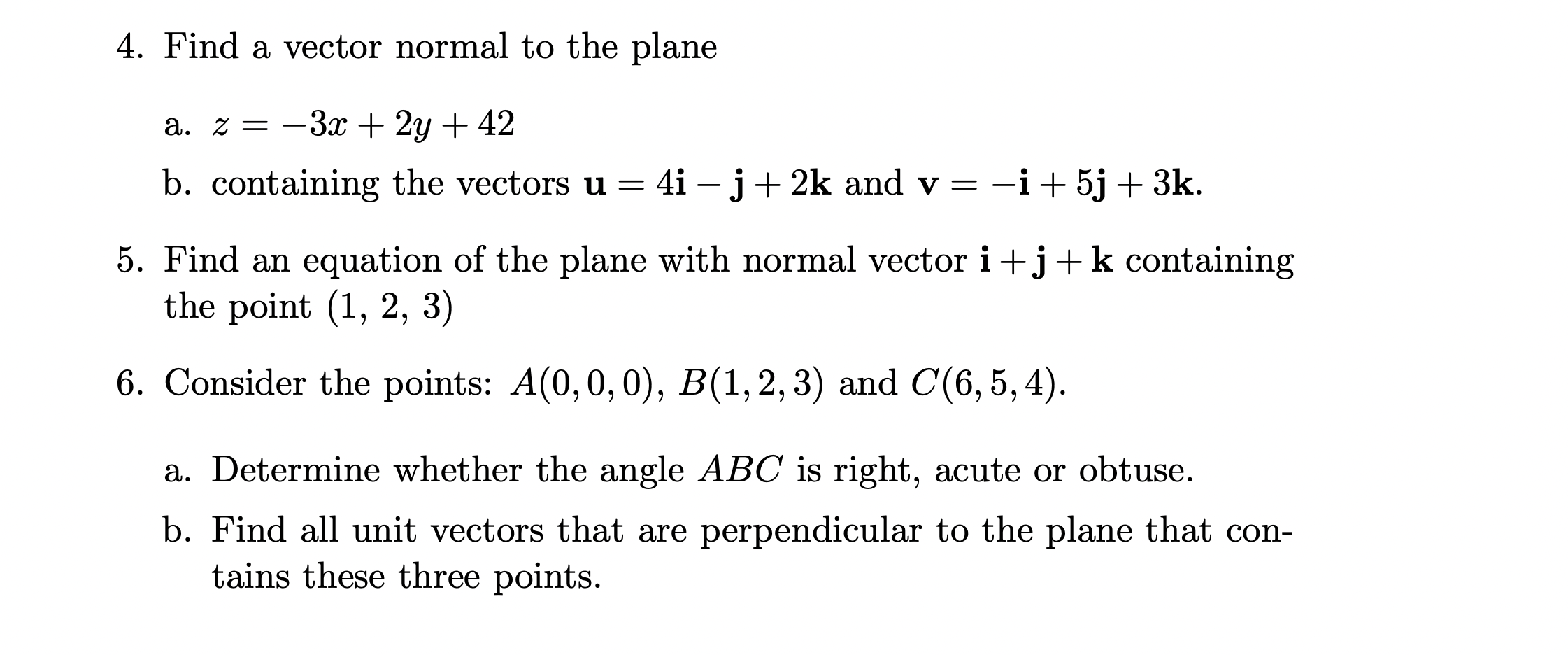 Solved 1. Find a. A unit vector that is parallel to 1,−2,3 | Chegg.com