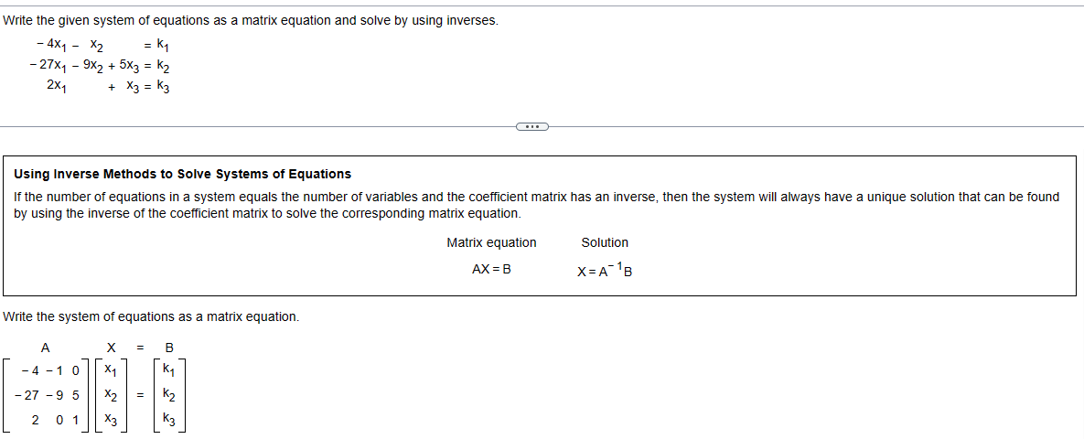 Solved Finite Mathematics - Systems of Linear Equations, | Chegg.com