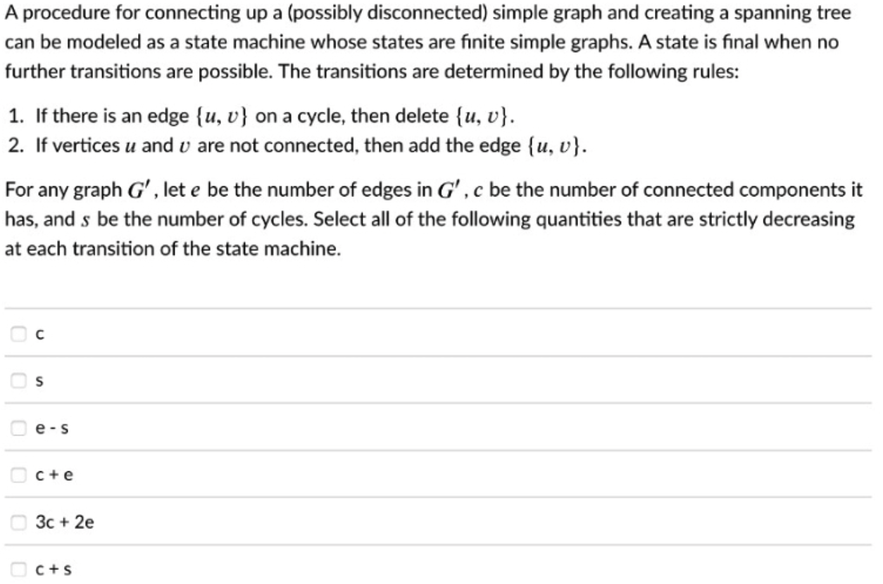 Solved A procedure for connecting up a (possibly | Chegg.com