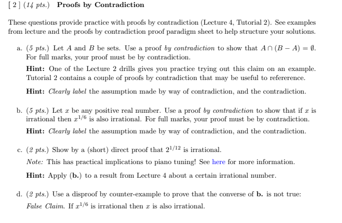 Proof By Contradiction
