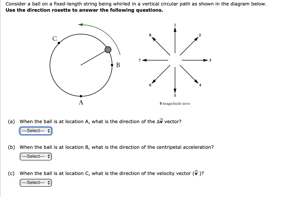 Solved Consider a ball on a fixed-length string being | Chegg.com
