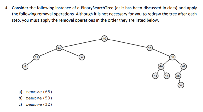 Solved 4 Consider The Following Instance Of A
