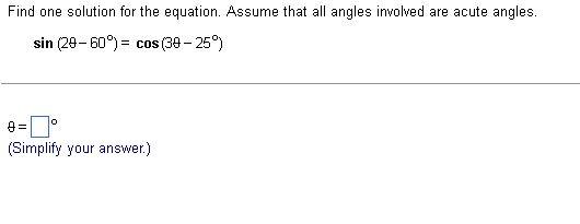 [Solved]: Find one solution for the equation. Assume that