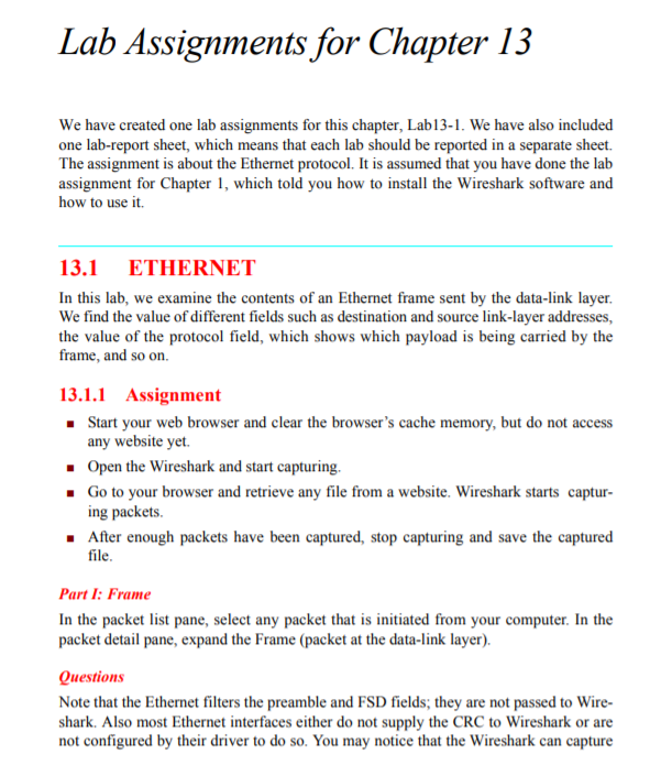 Lab Assignments for Chapter 13 We have created one | Chegg.com