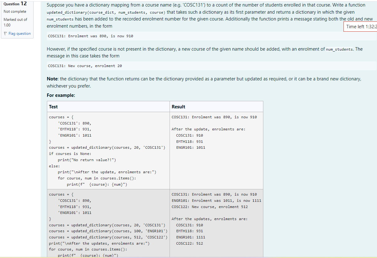 Solved Please use python!Suppose you have a dictionary | Chegg.com
