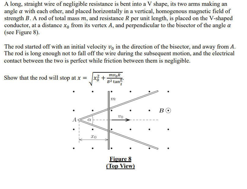 Solved A long, straight wire of negligible resistance is | Chegg.com