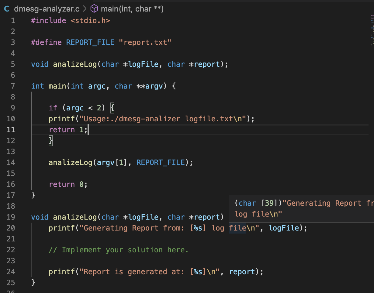 Solved Implement a system log analyzer and classifier for | Chegg.com