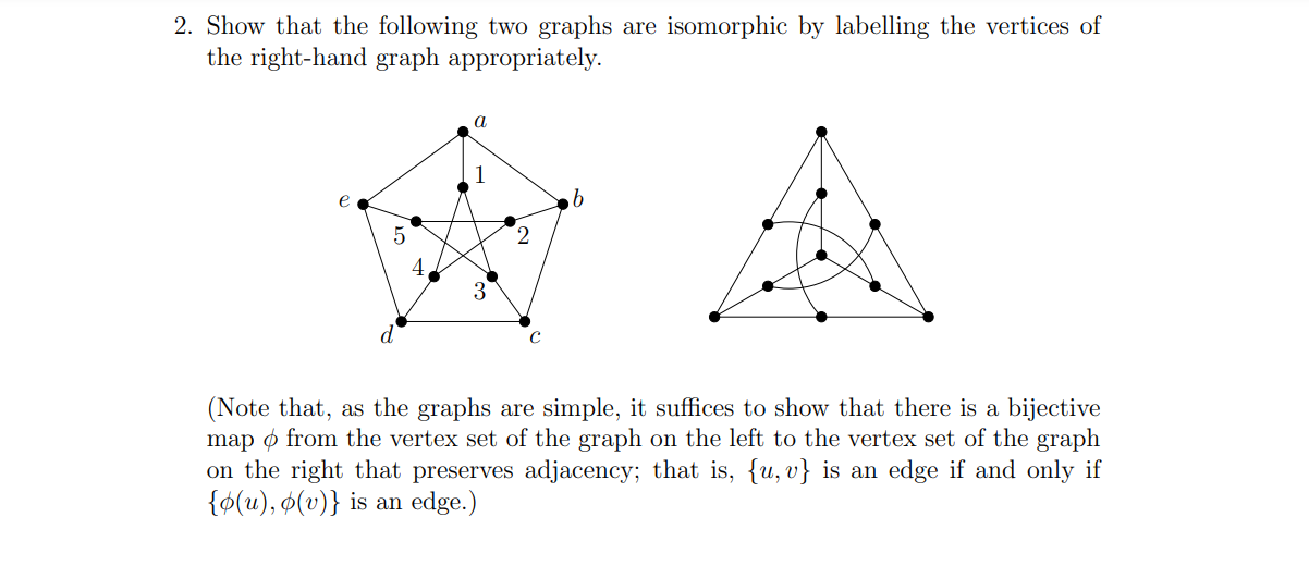 Solved 1. A graph is k-regular if all of its vertices have | Chegg.com